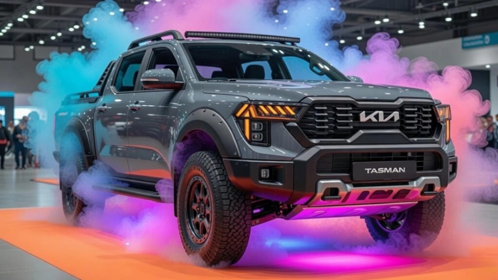 Kia Tasman Pickup 2026 First Look : Rugged Performance, Feature-Rich ...